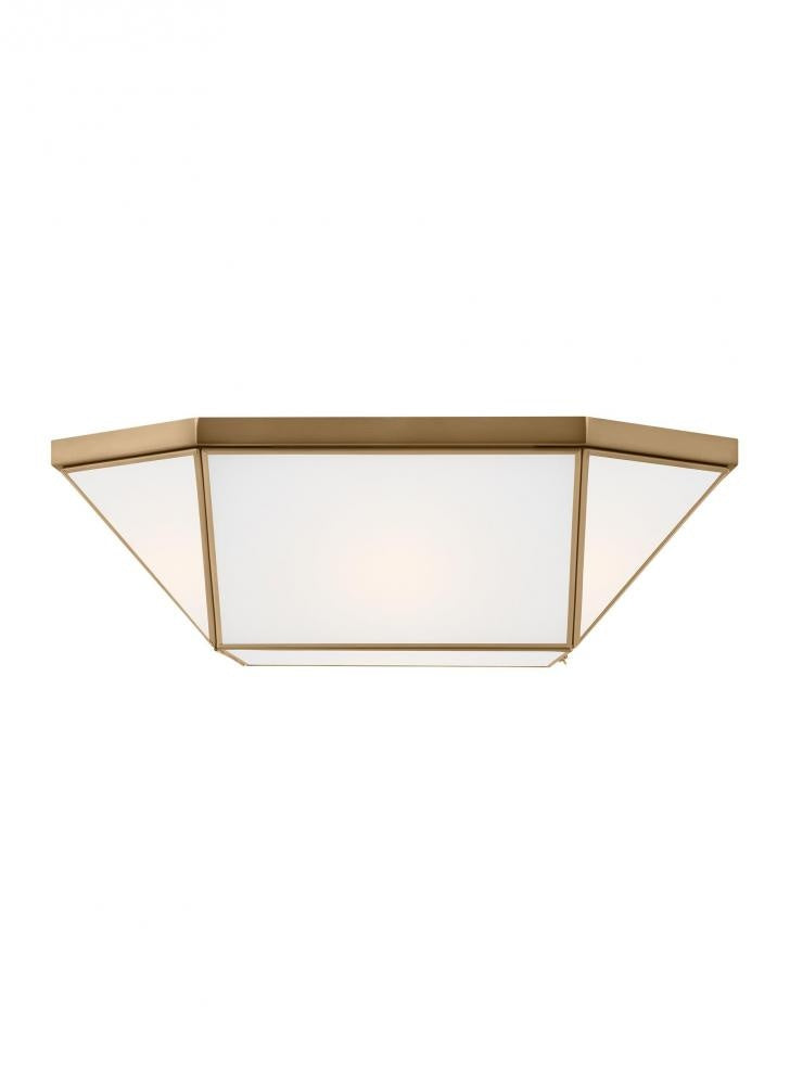 Morrison Four Light Ceiling Flush Mount — Belles Lighting