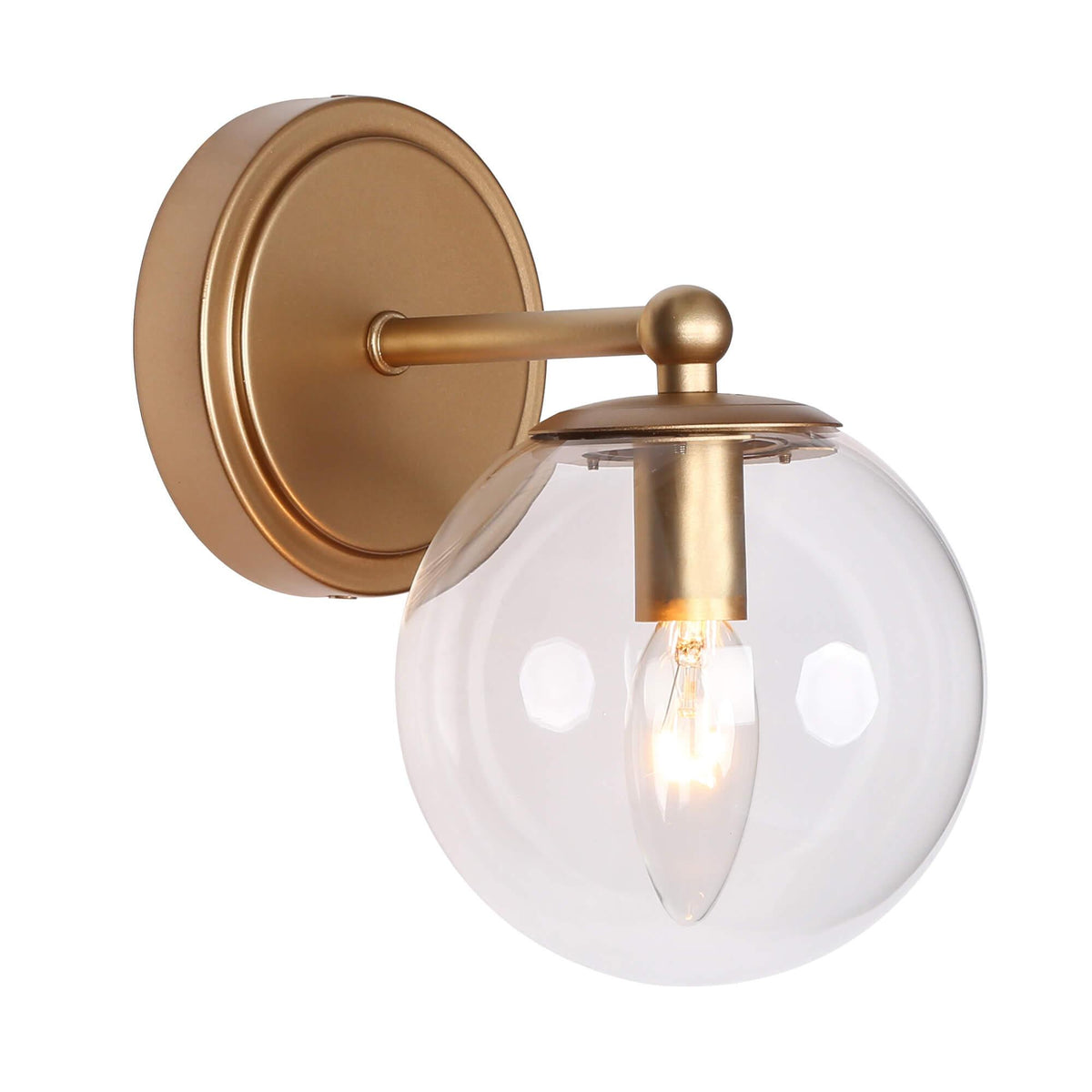 Putali 1-Light Gold Wall Sconces — Belles Lighting