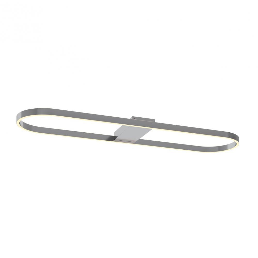 Glo 48'' Linear Semi-Flush Led 40W 120V SN — Belles Lighting