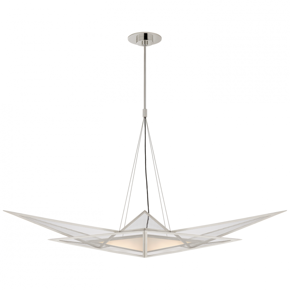 Ori Medium Linear Chandelier — Belles Lighting