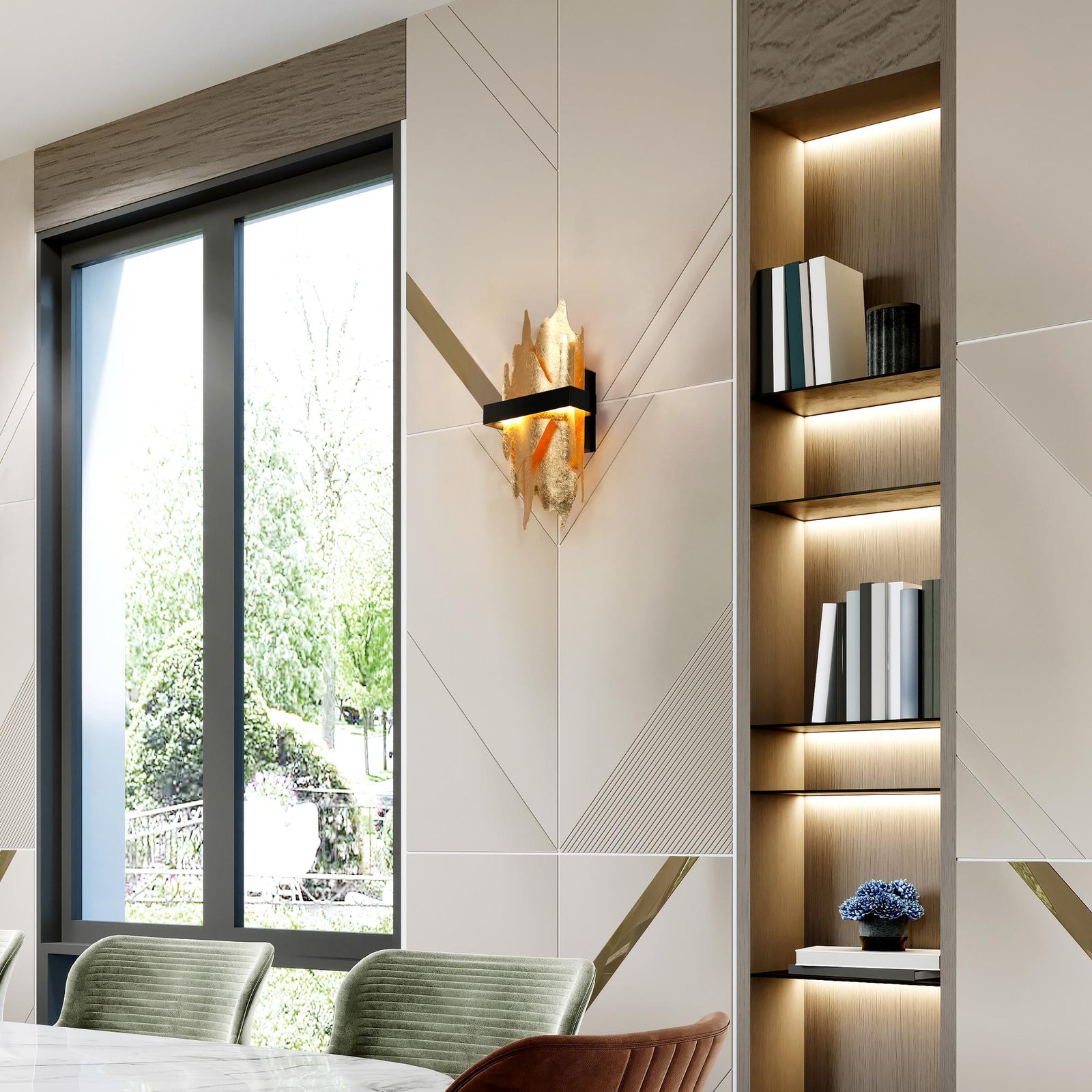 Benson 3-Light Ceiling Light in Matte Black — Belles Lighting