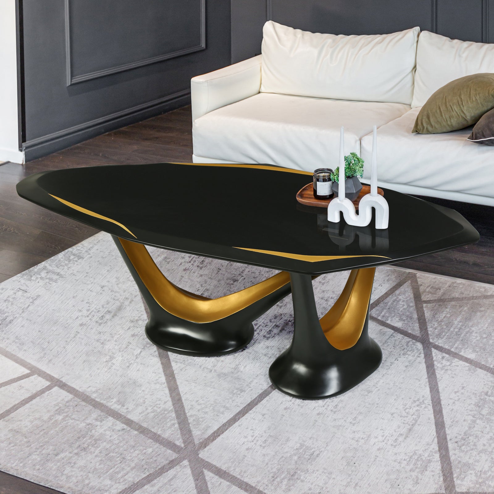 Benson 3-Light Ceiling Light in Matte Black — Belles Lighting