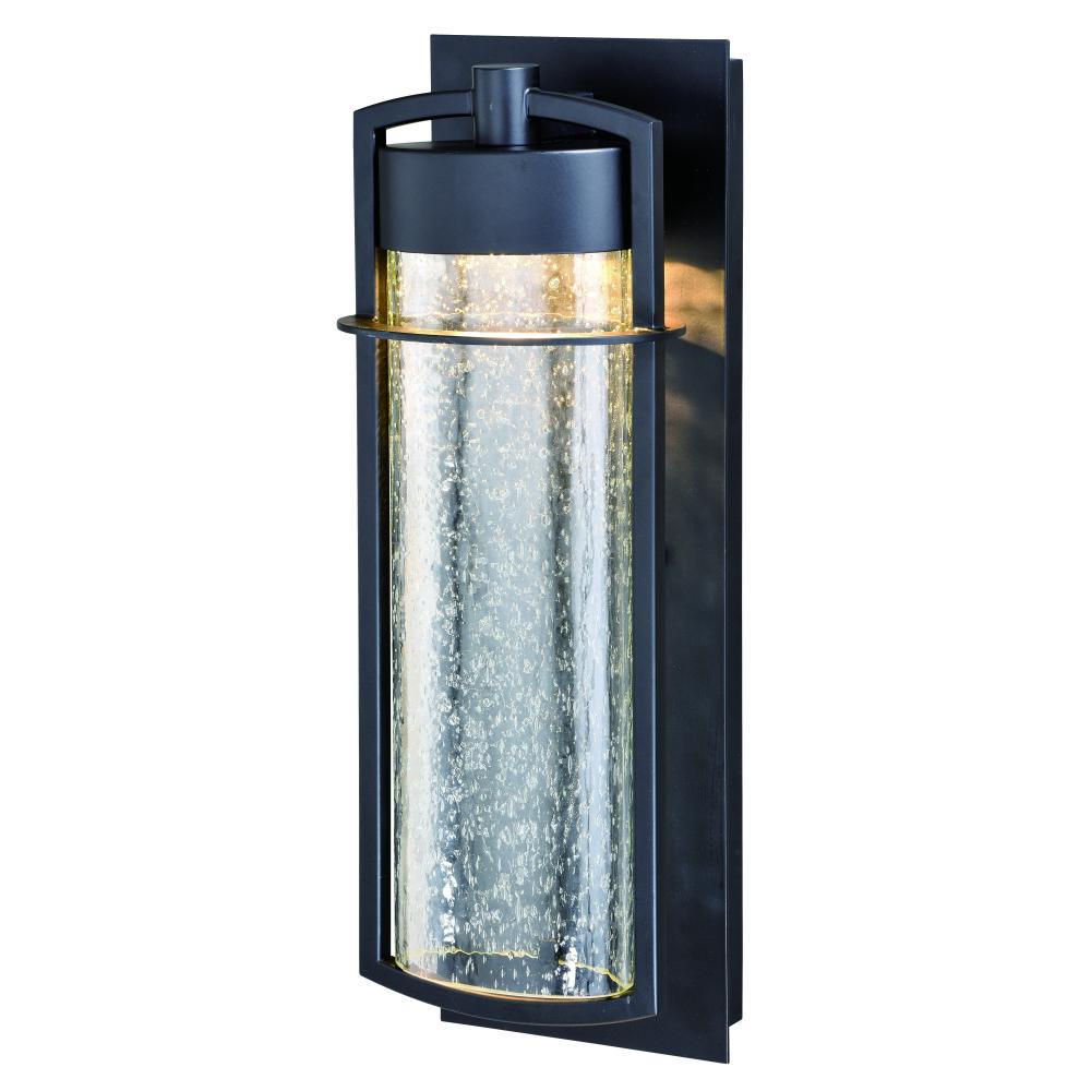 Logan 5.5-in LED Outdoor Wall Light Carbon Bronze — Belles Lighting